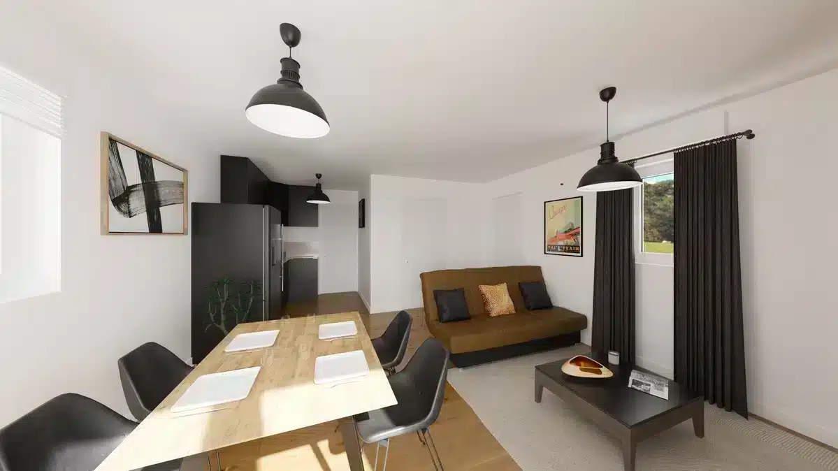 Plan Maison avec studio indépendant - construction neuve
